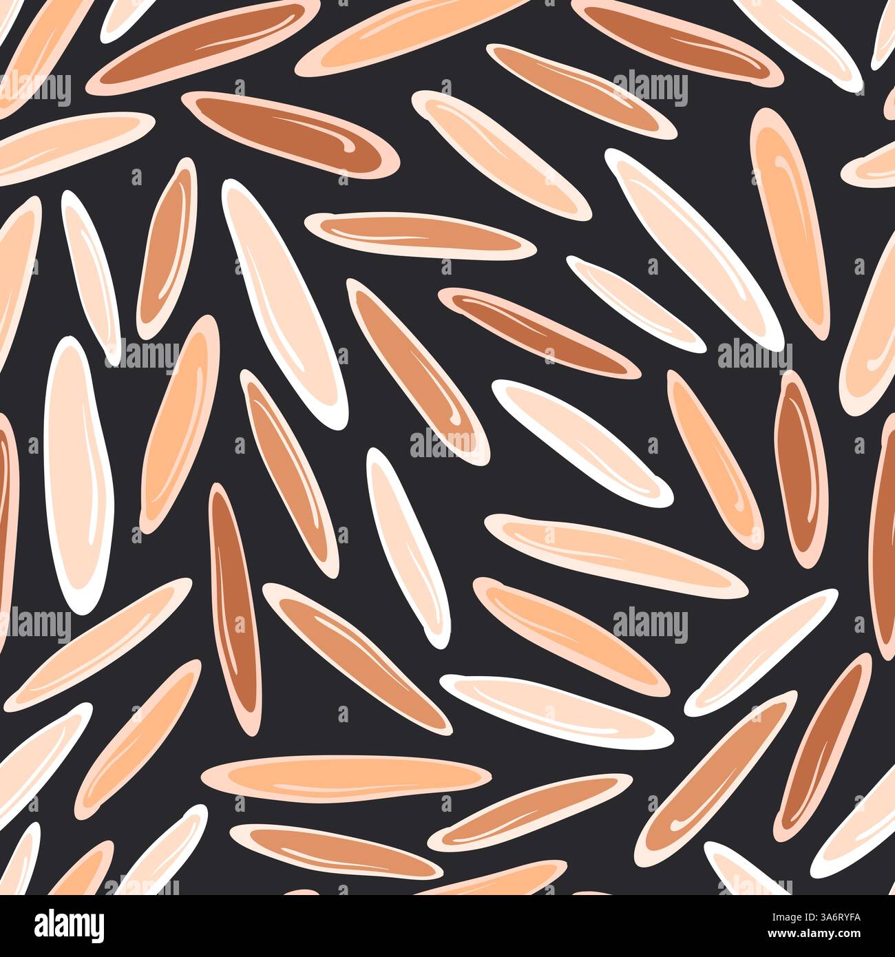 Rice panicle background Stock Vector Images - Alamy