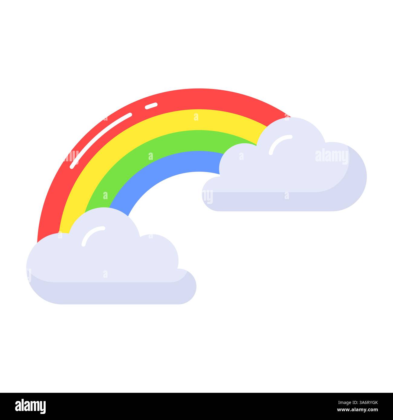 A beautifully designed vector of rainbow in modern style, a ...