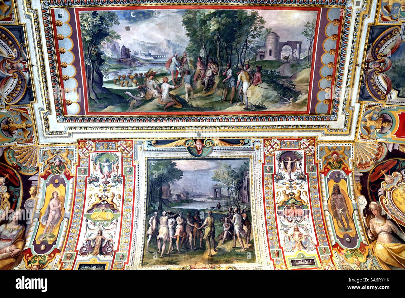 Barberini palace rome ceiling hi-res stock photography and images - Alamy