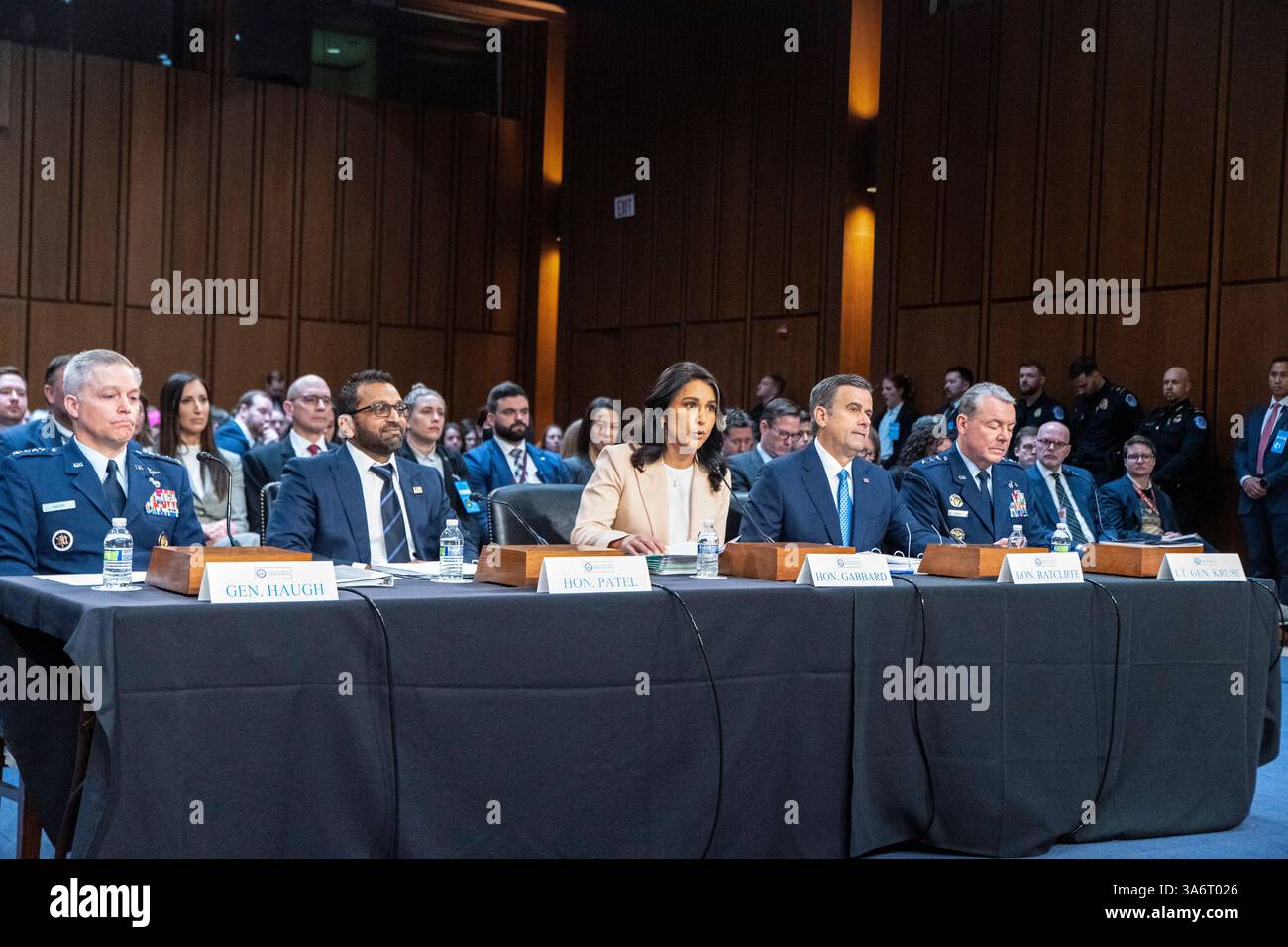 From left to right: General Timothy D. Haugh, Director, National ...