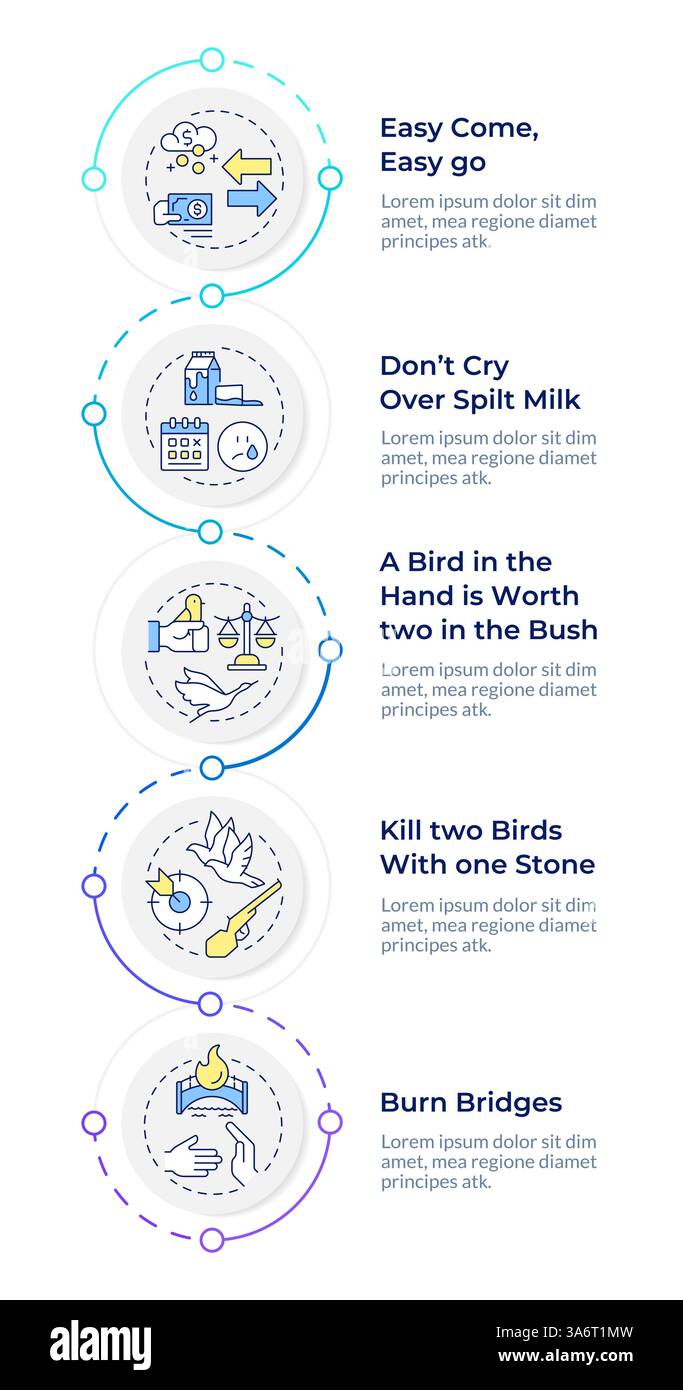 Decision responsibility infographic design template Stock Vector Image ...