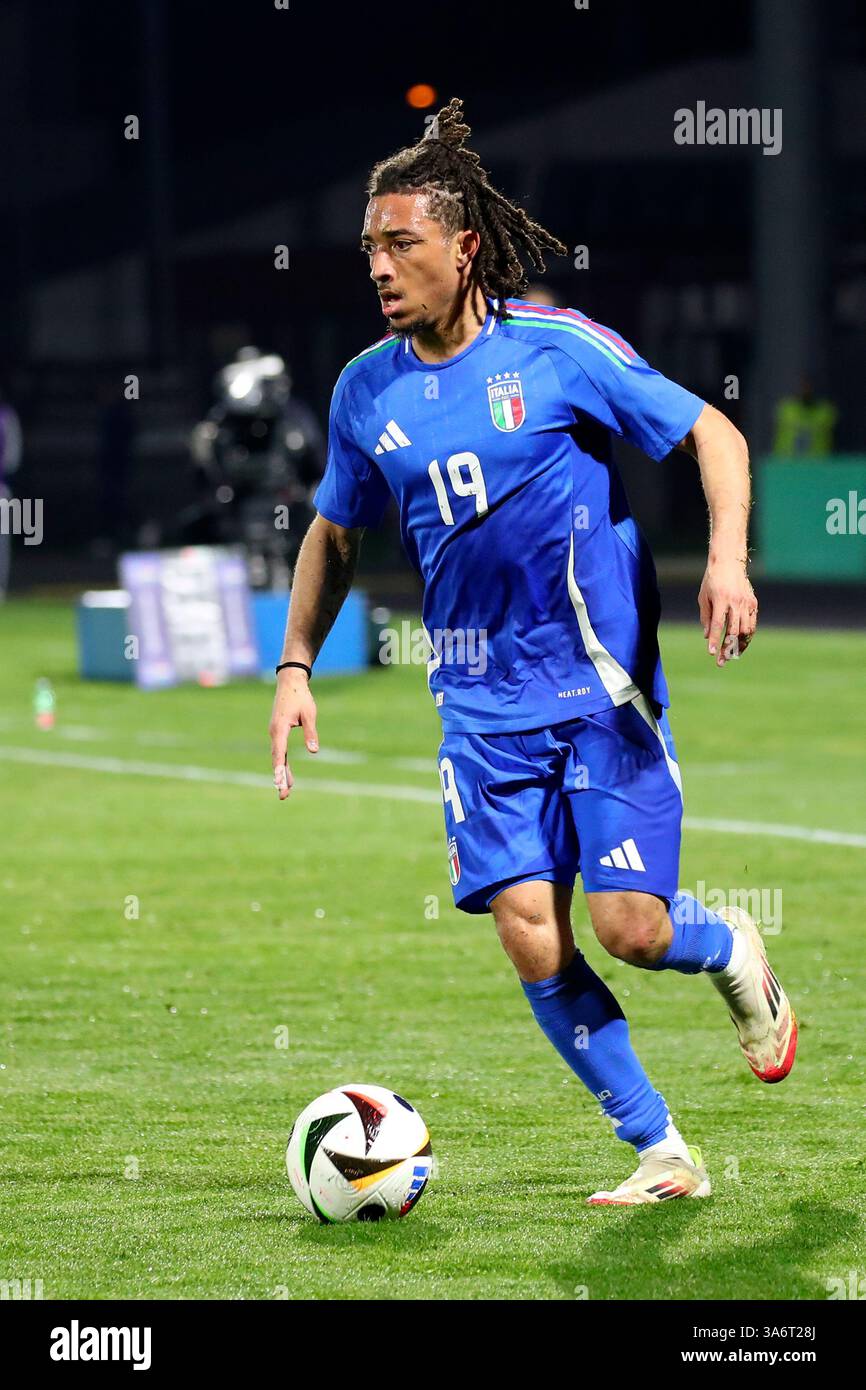 Luca Koleosho In action during the Serie BKT soccer match between ...