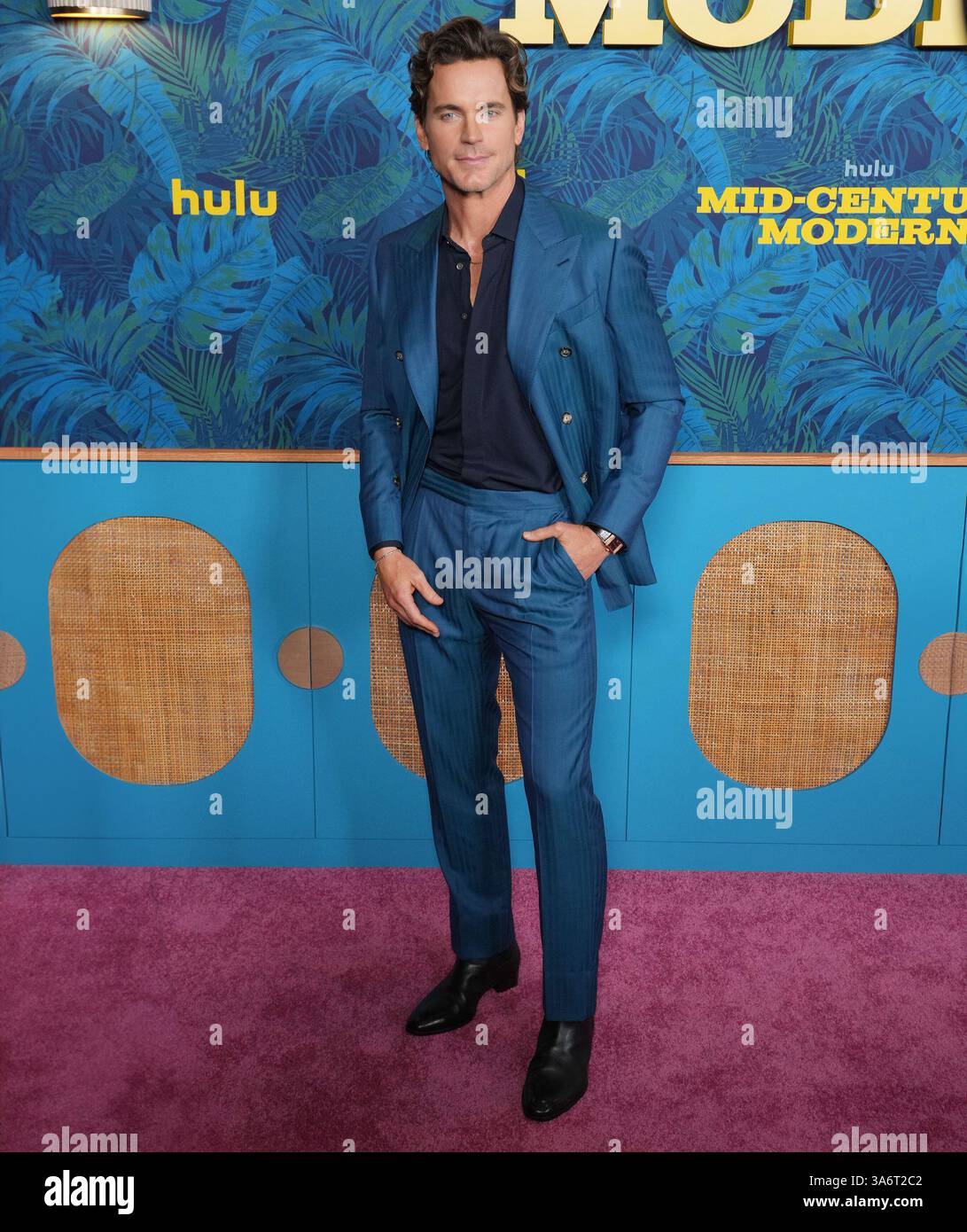 Los Angeles, USA. 25th Mar, 2025. Matt Bomer arrives at the Hulu's New Series MID-CENTURY MODERN ...