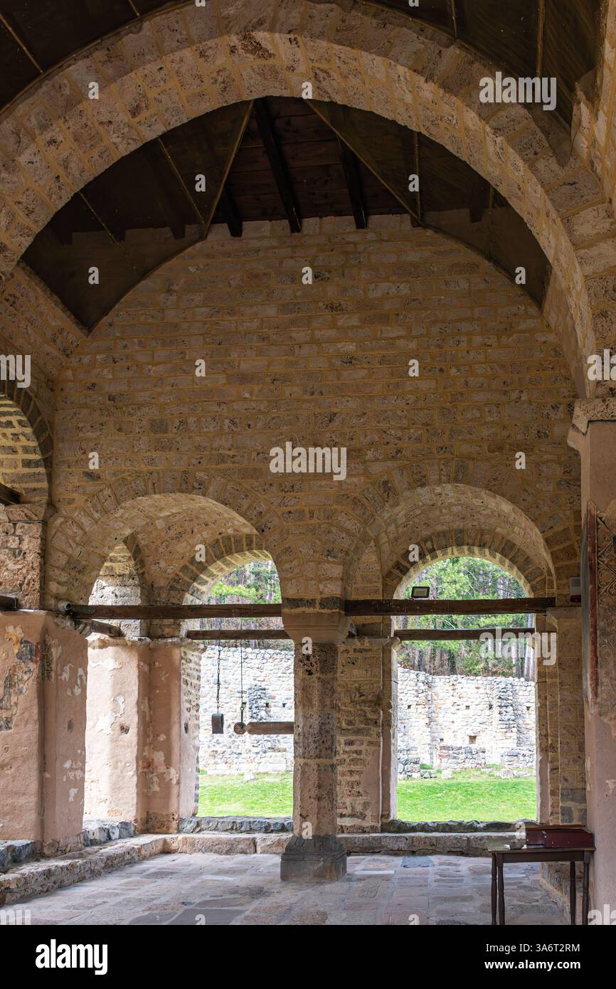 The Sopoćani Monastery, an endowment of King Stefan Uroš I of Serbia ...