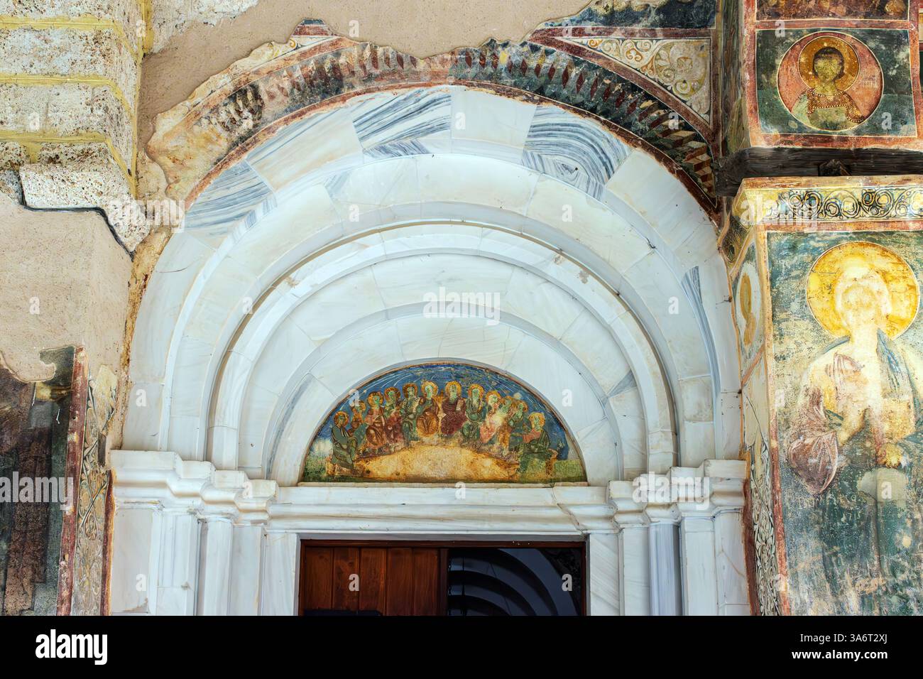 The Sopoćani Monastery, an endowment of King Stefan Uroš I of Serbia ...