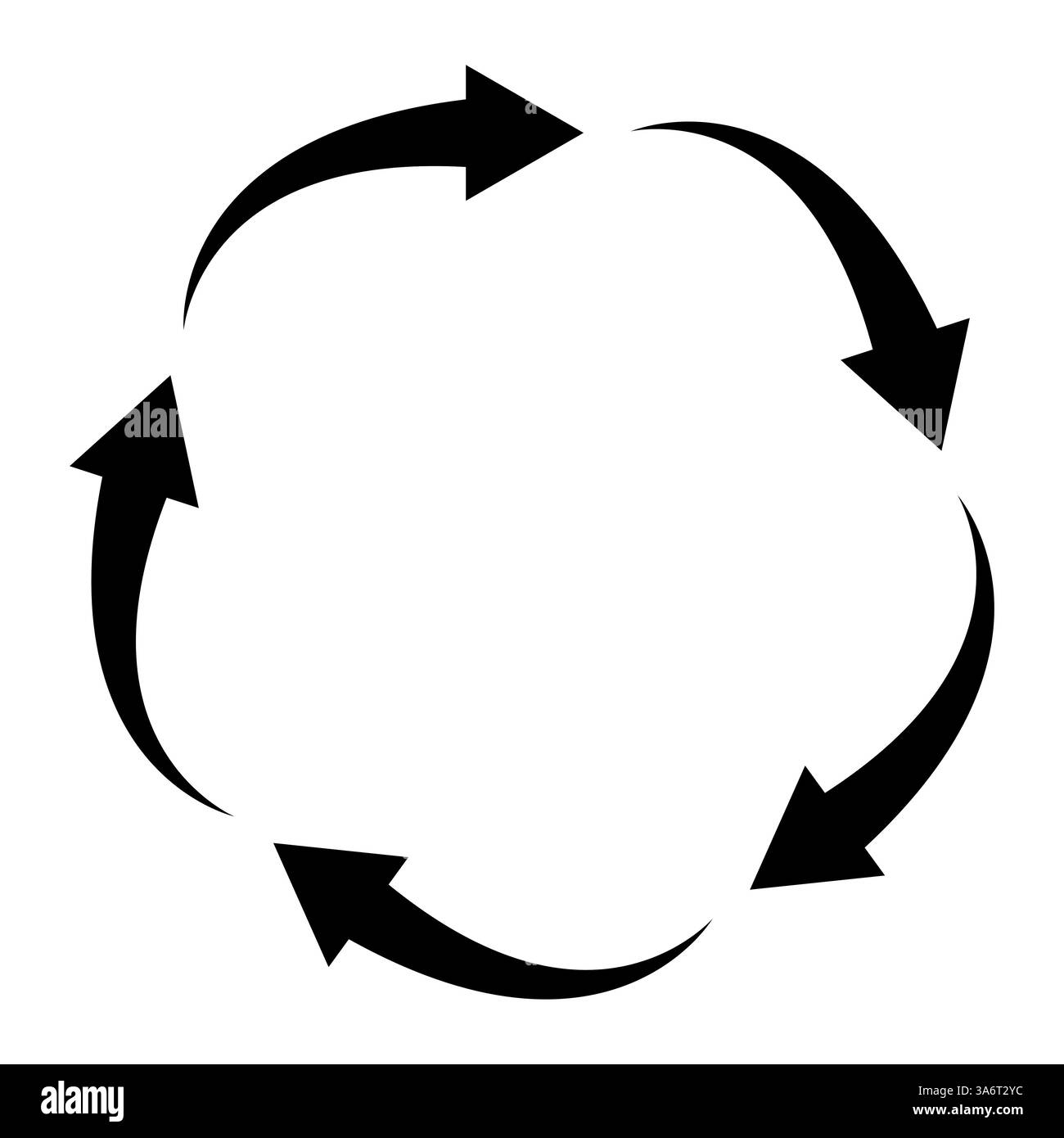 Circular flow process diagram arrows forming continuous circular flow ... Circular flow process diagram arrows forming continuous circular flow ...