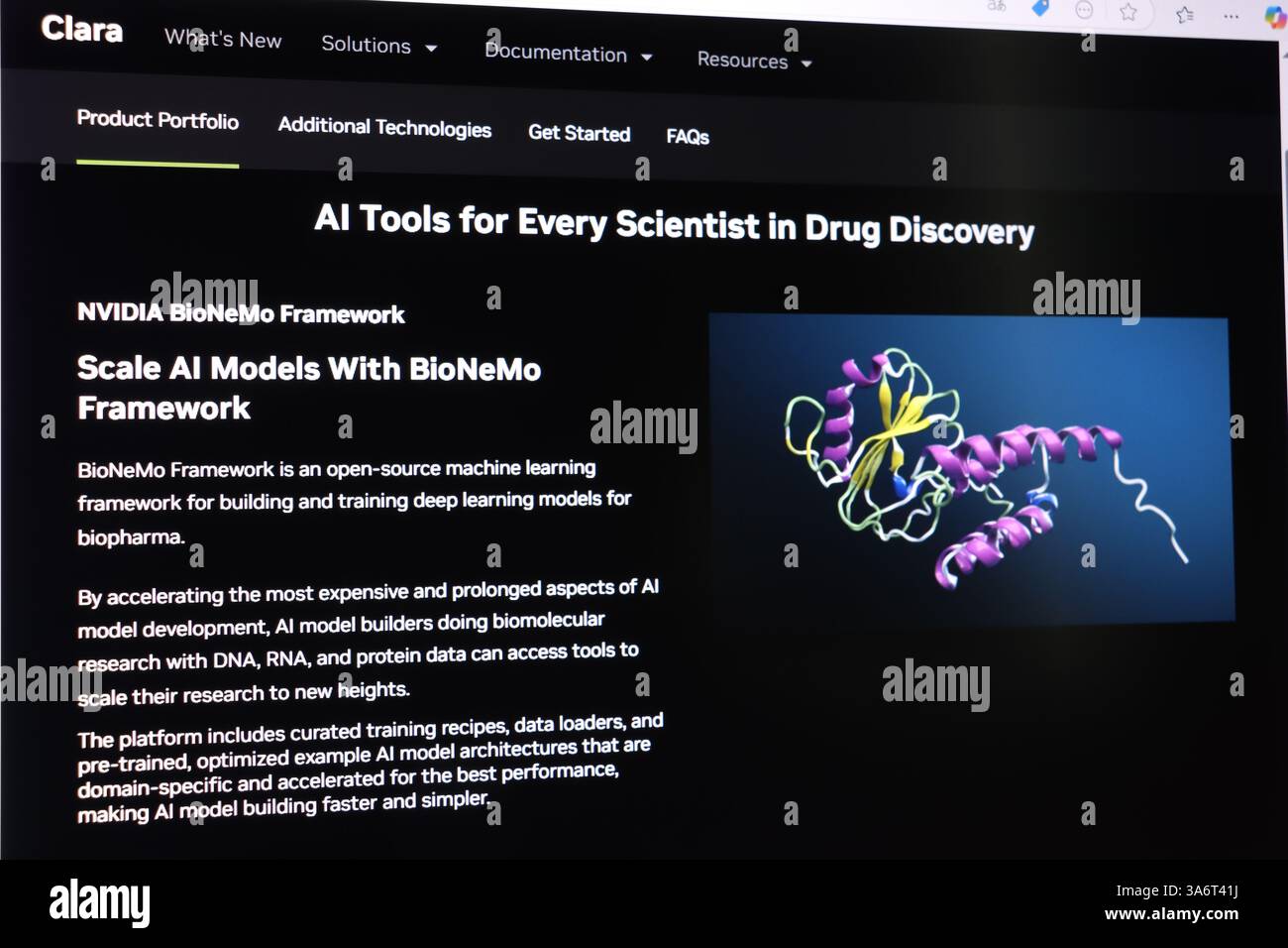 Ai tools for drug discovery featuring nvidia bionemo framework ...