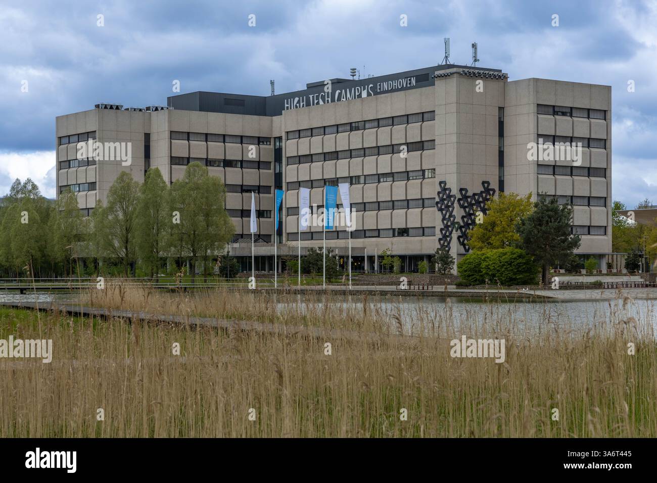 High tech campus Eindhoven building with logo sign Stock Photo - Alamy
