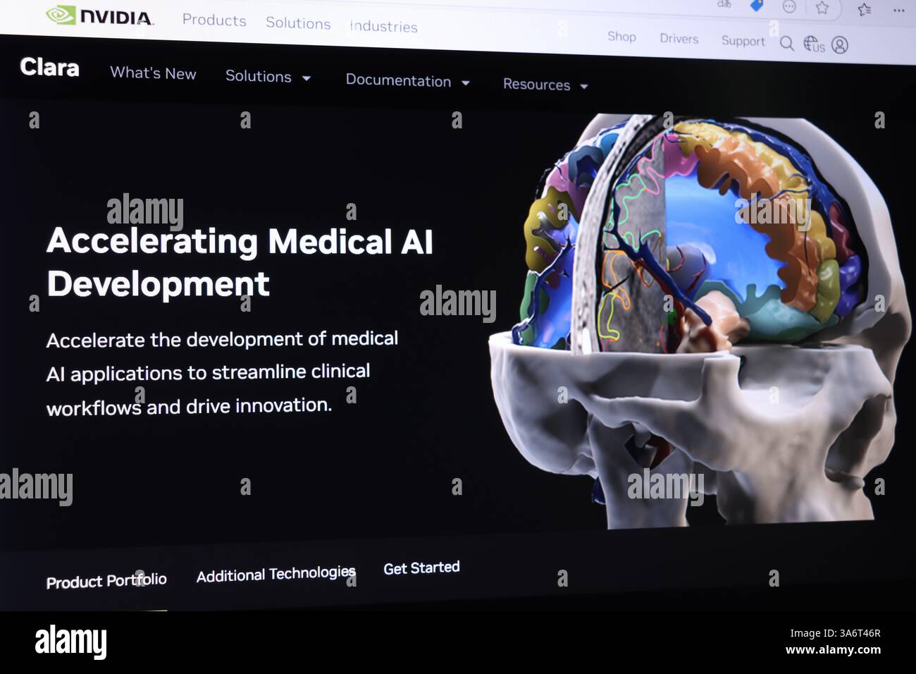 Nvidia clara platform for accelerating medical ai development and ...
