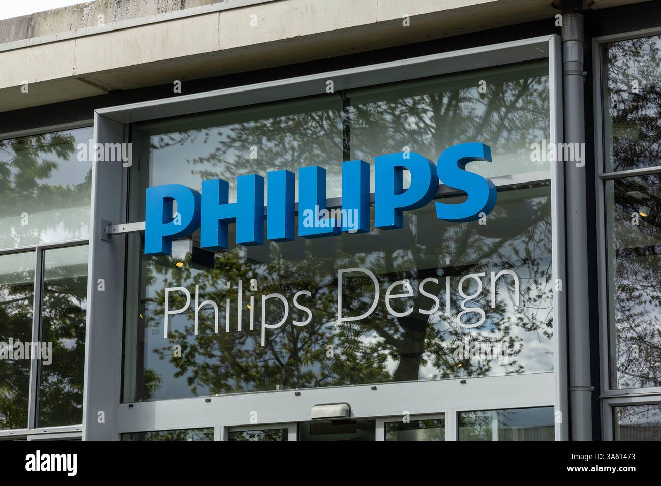 Philips Design logo at the High tech campus Eindhoven Stock Photo - Alamy