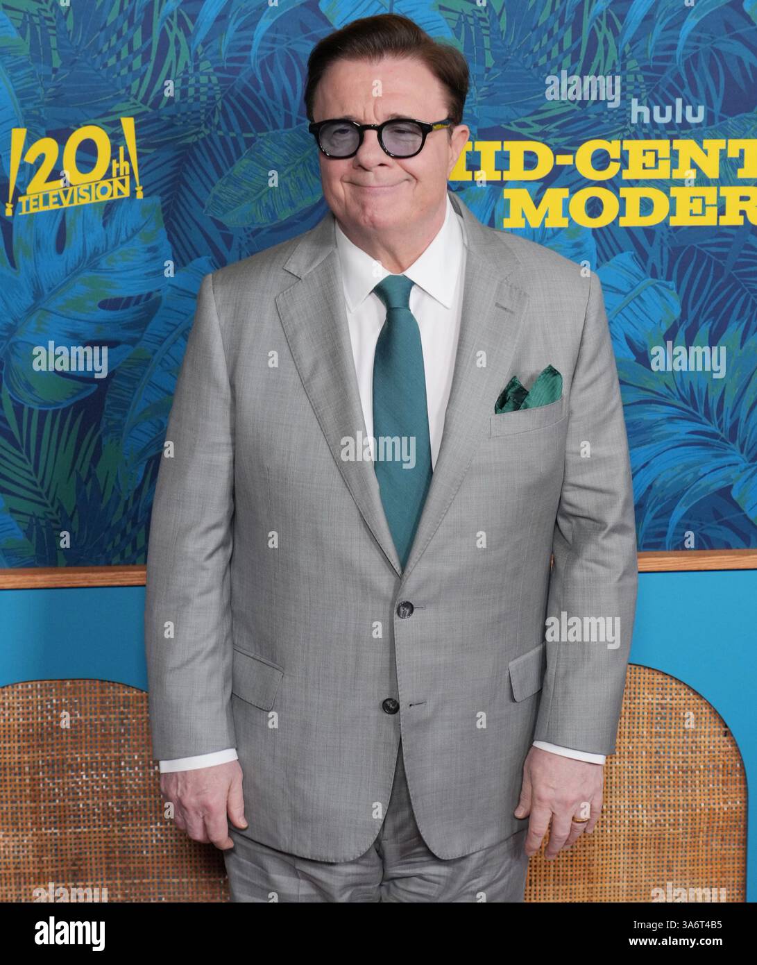 Los Angeles, USA. 25th Mar, 2025. Nathan Lane arrives at the Hulu's New ...