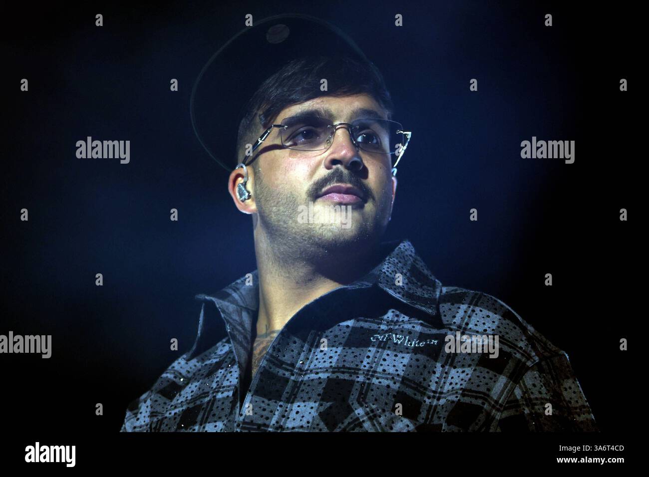 Music Concert - Geolier in tour 2025 Italian singer Geolier during his ...