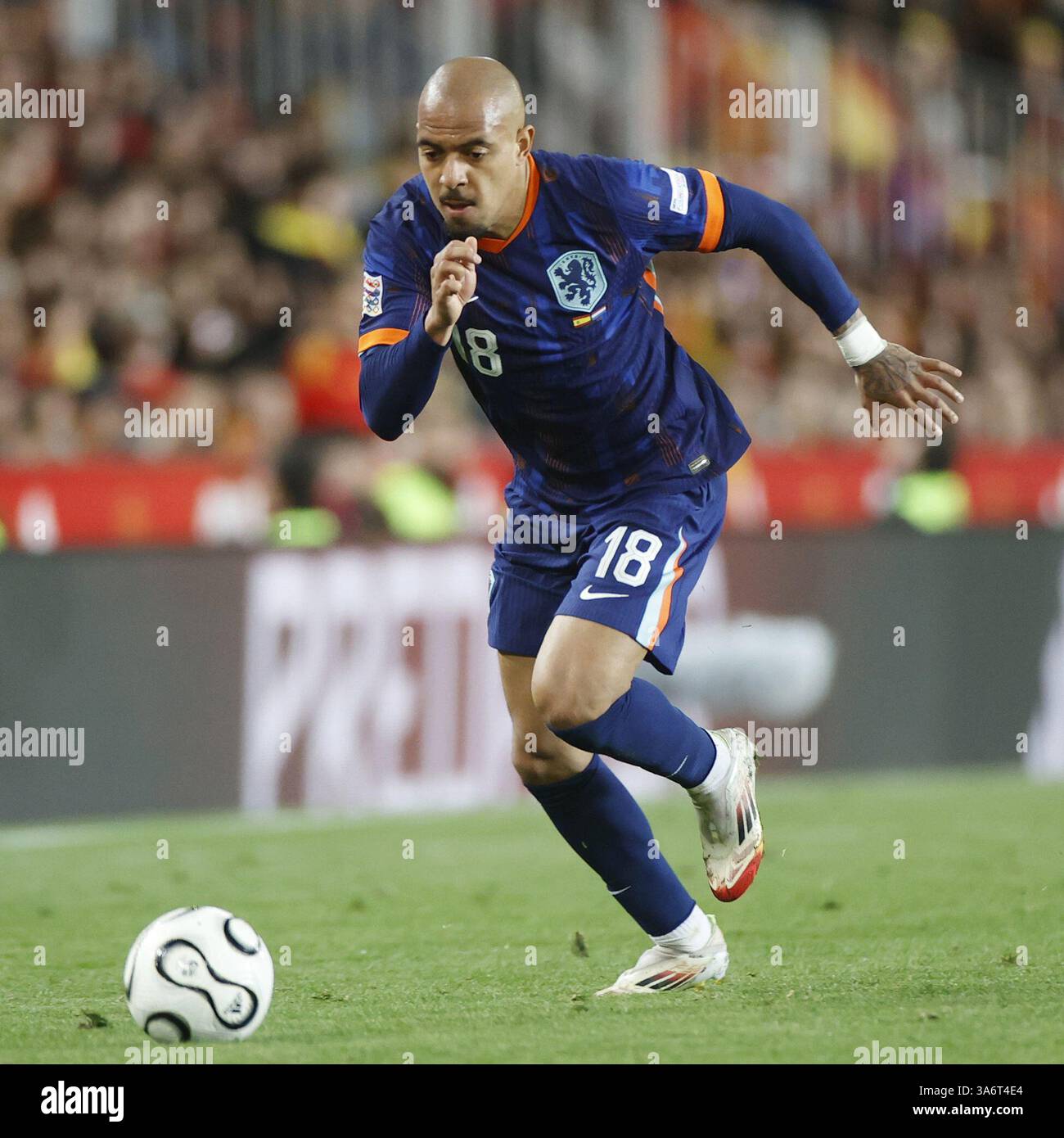 VALENCIA, 23-03-2025 , Mestalla Stadium, UEFA Quarter Final Nations ...