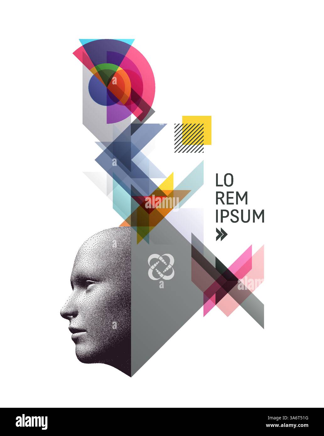 Machine learning. Futuristic artificial intelligence concept. Art ...