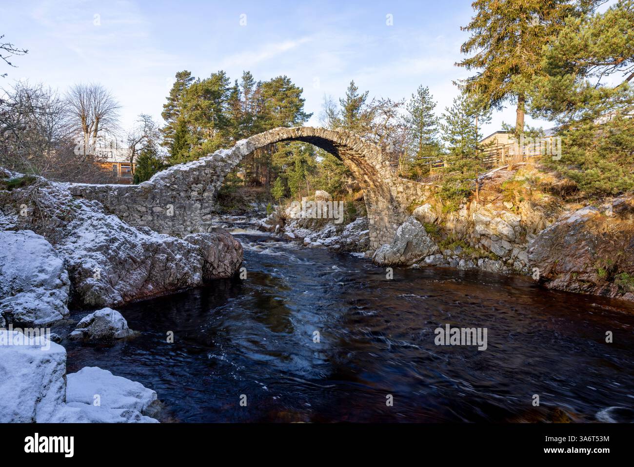 Old Pack Horse Bridge, a historic bridge located in the village of ...