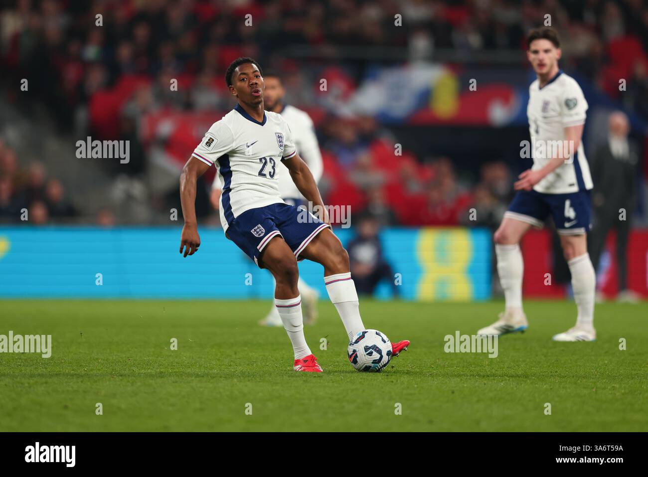 Myles Lewis Skelly of England - England v Latvia, FIFA World Cup 2026 ...