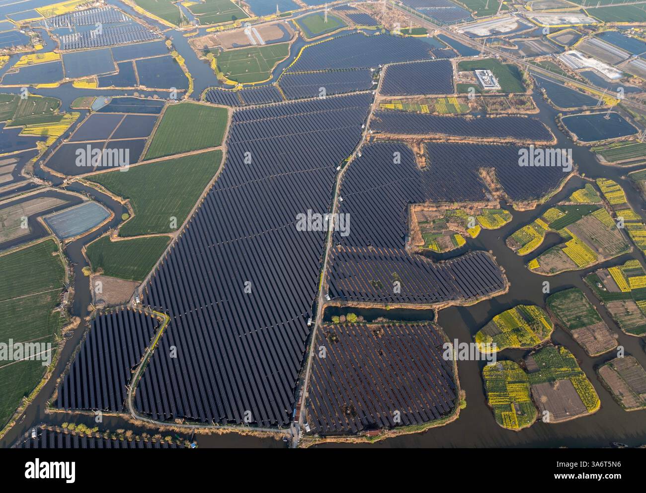 Photo taken on March 26, 2025 shows the photovoltaic power generation ...