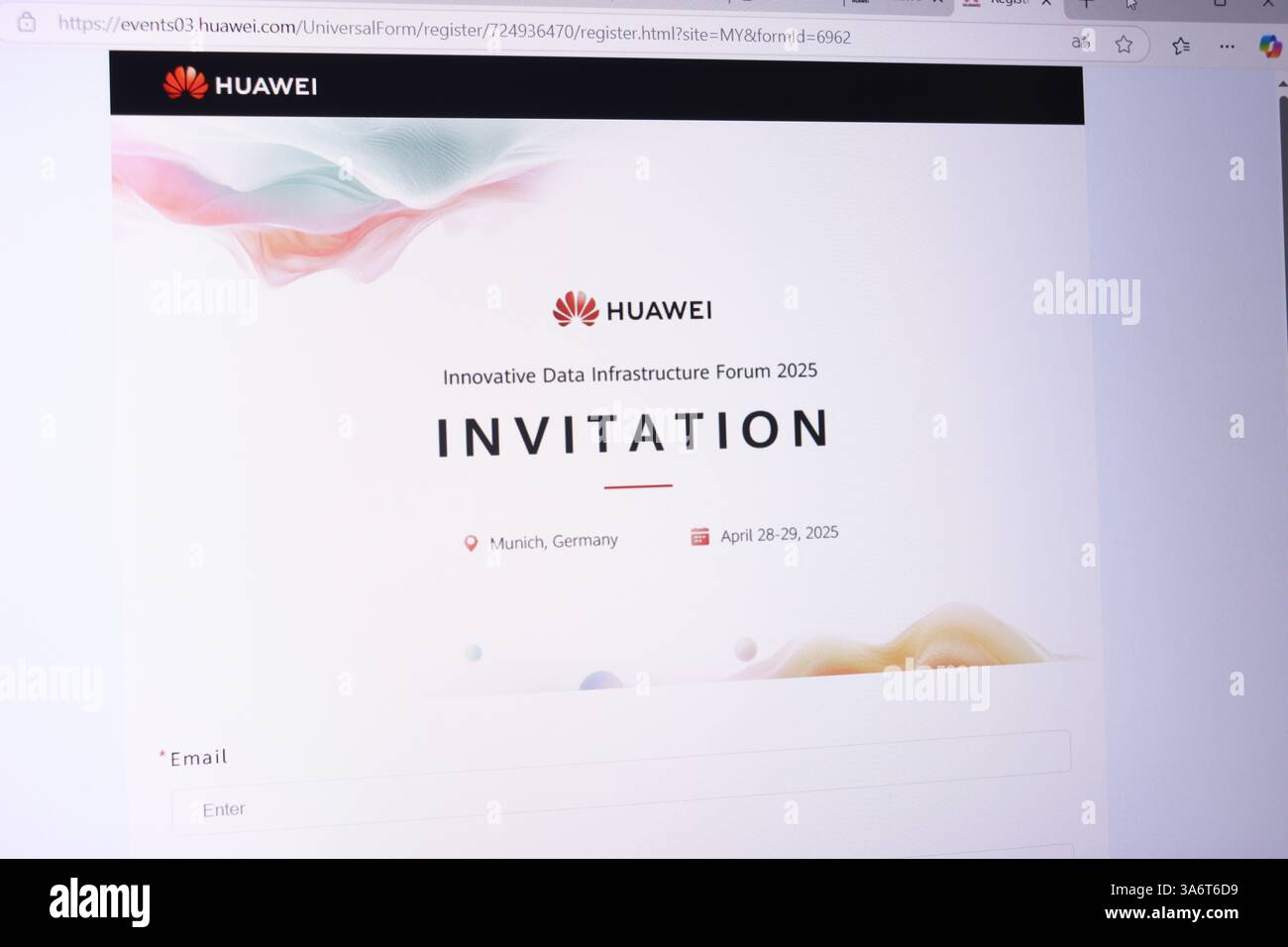 Huawei innovative data infrastructure forum 2025 invitation details ...