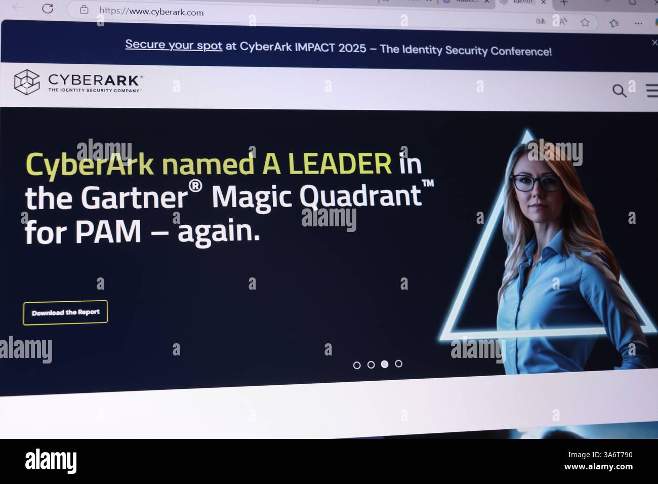 Cyberark recognized as leader in gartner's magic quadrant for pam with female caucasian adult ...