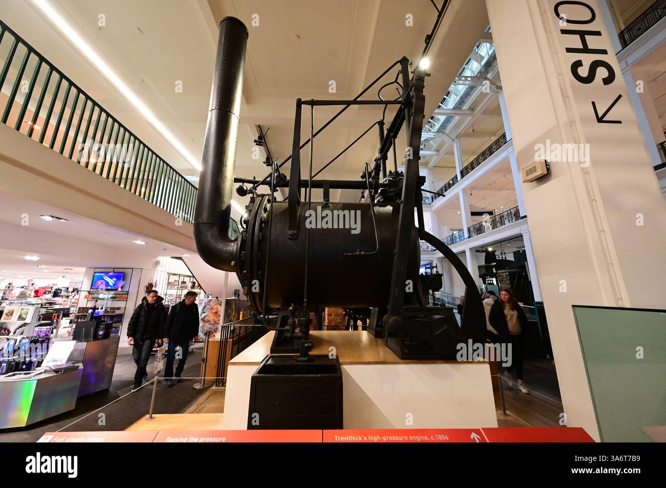 Trevithick’s high pressure steam engine hi-res stock photography and ...