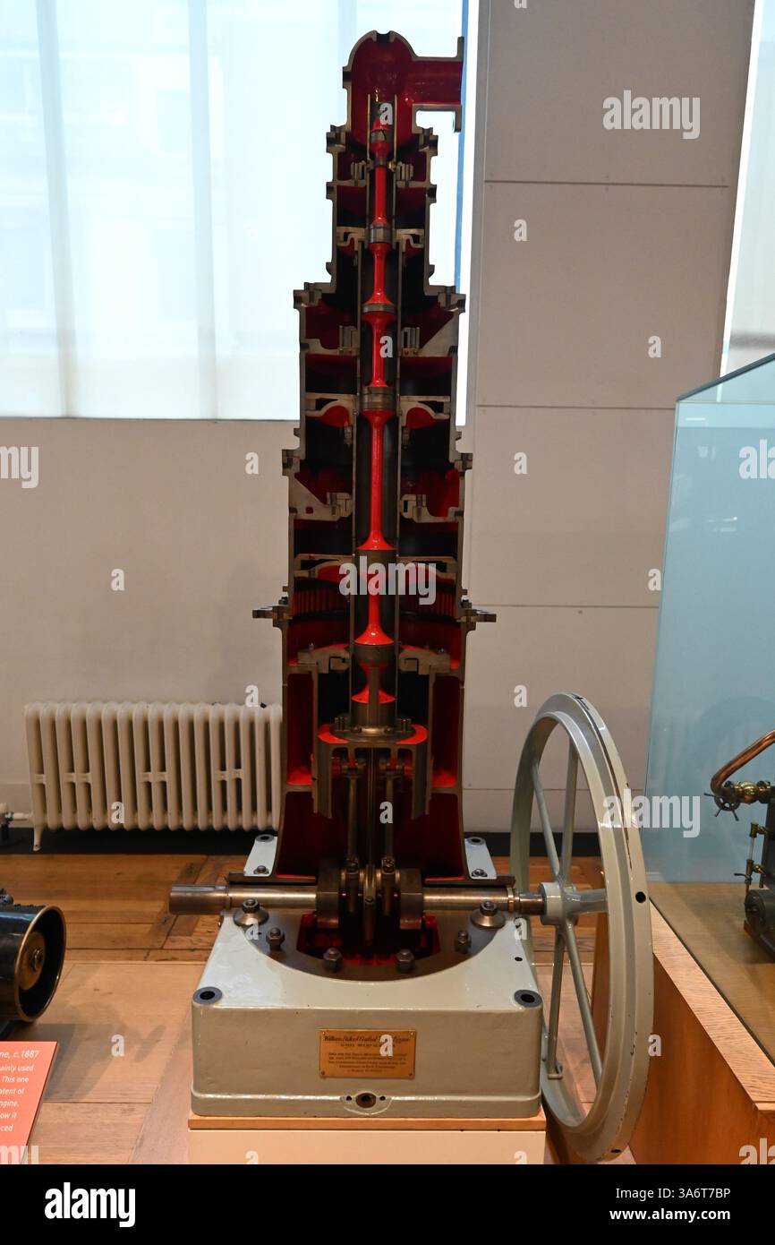 Williams triple-expansion engine 1887 at the science museum in London ...