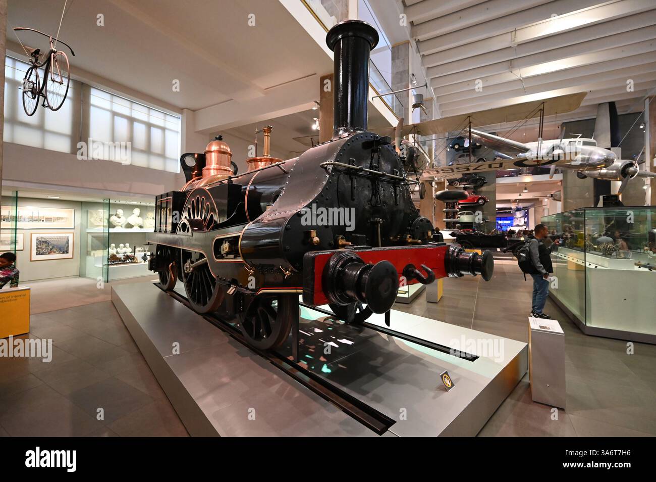 Grand Junction railway locomotive Columbine, 1845, at the science ...