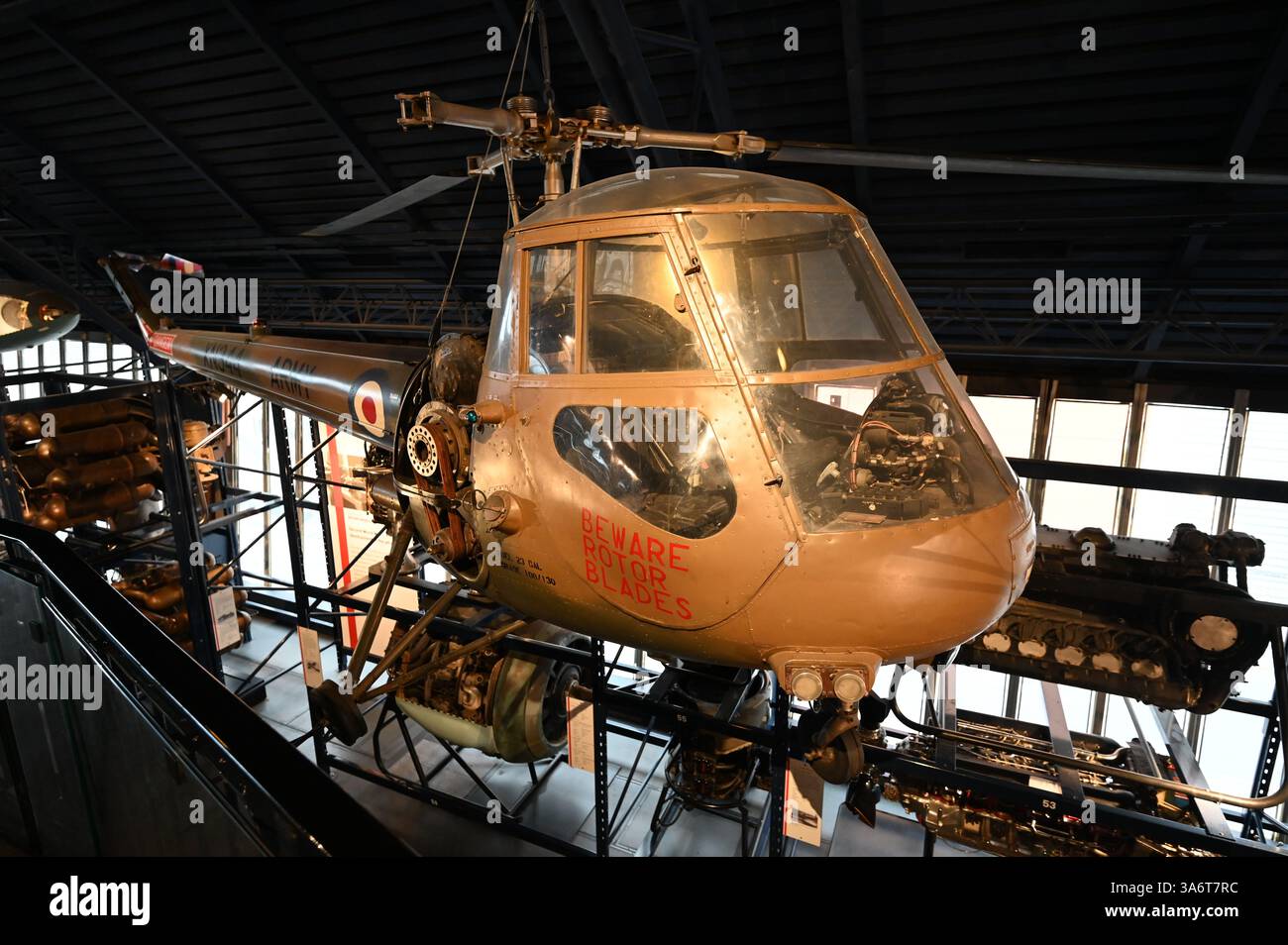 Saunders-Roe Skeeter MK 12 Helicopter 1960 at the science museum in ...