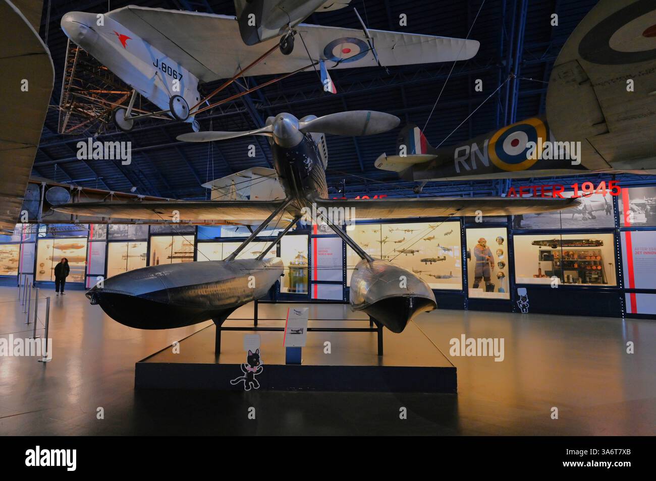 Supermarine Rolls-Royce S6B Seaplane 1931at the science museum in ...