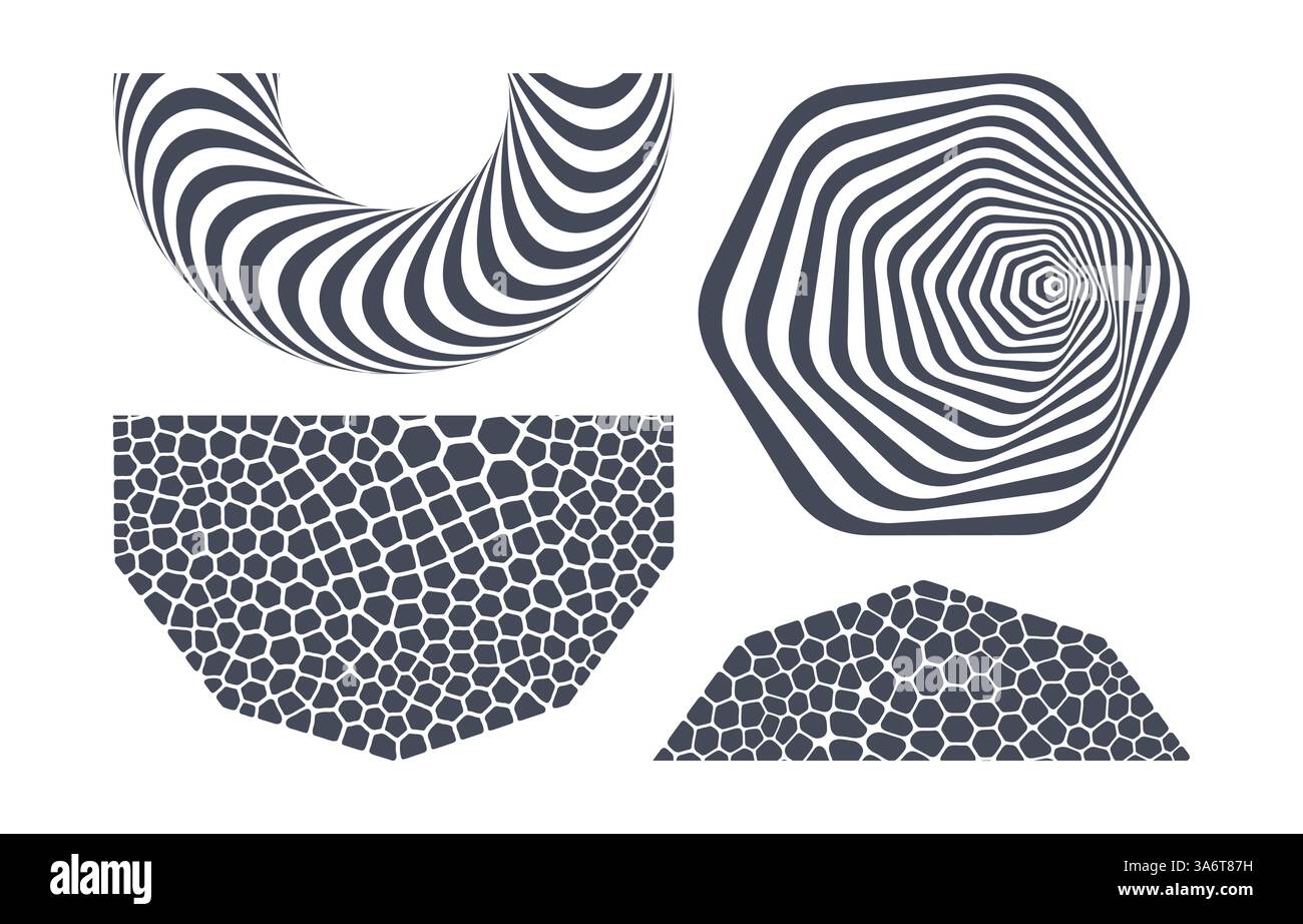 Abstract science background with fantasy cells. Cross section or ...