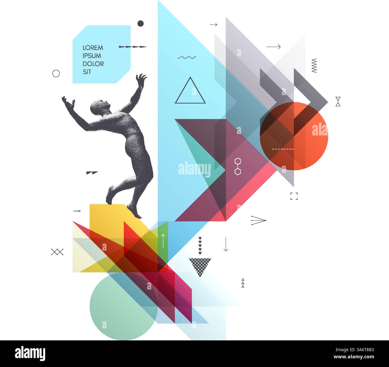 Inspiration or motivation concept. Design for sport. Art composition ...