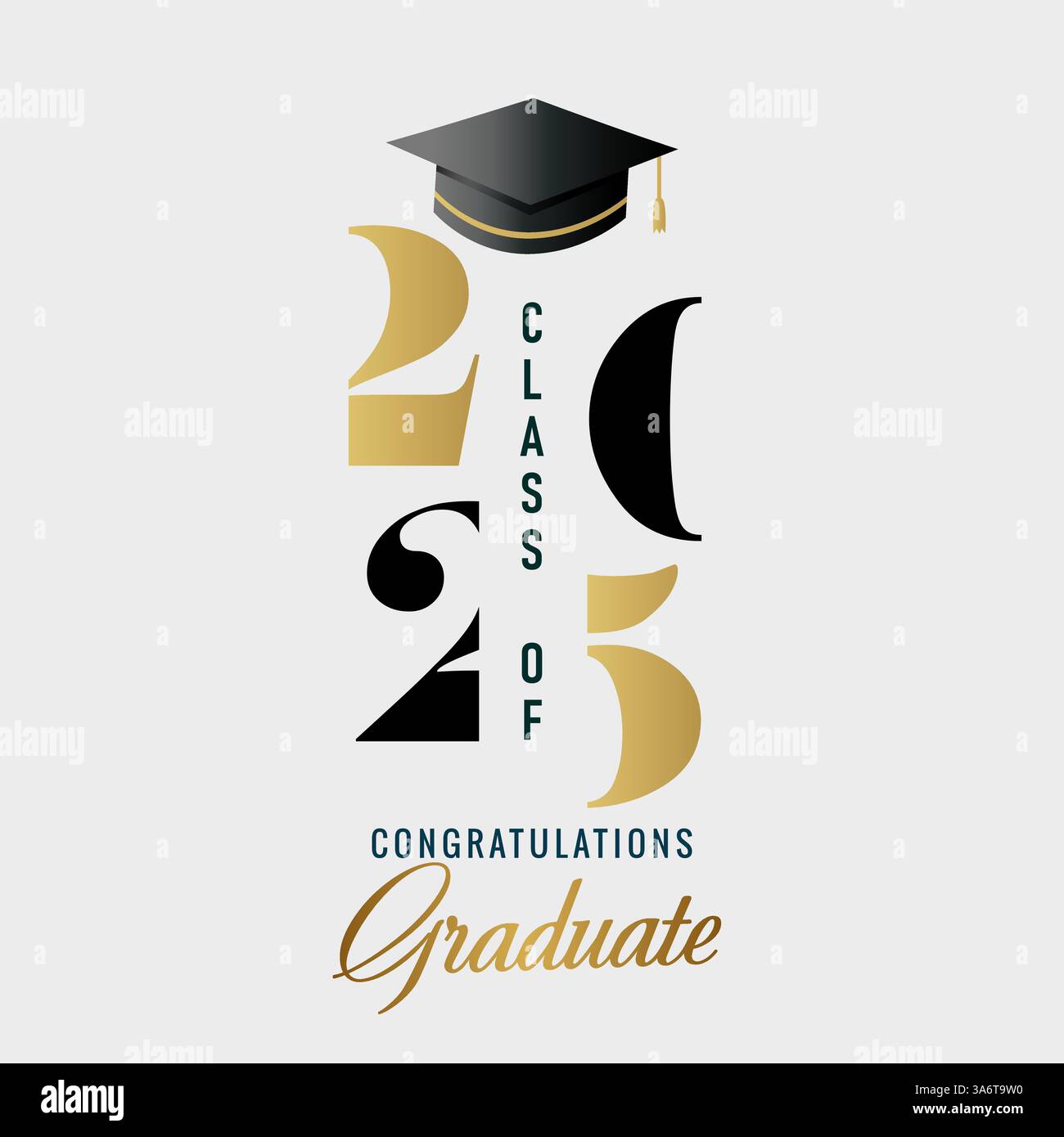 Class of 2025 Congratulation, truncated logo design. Class of 2025 ...