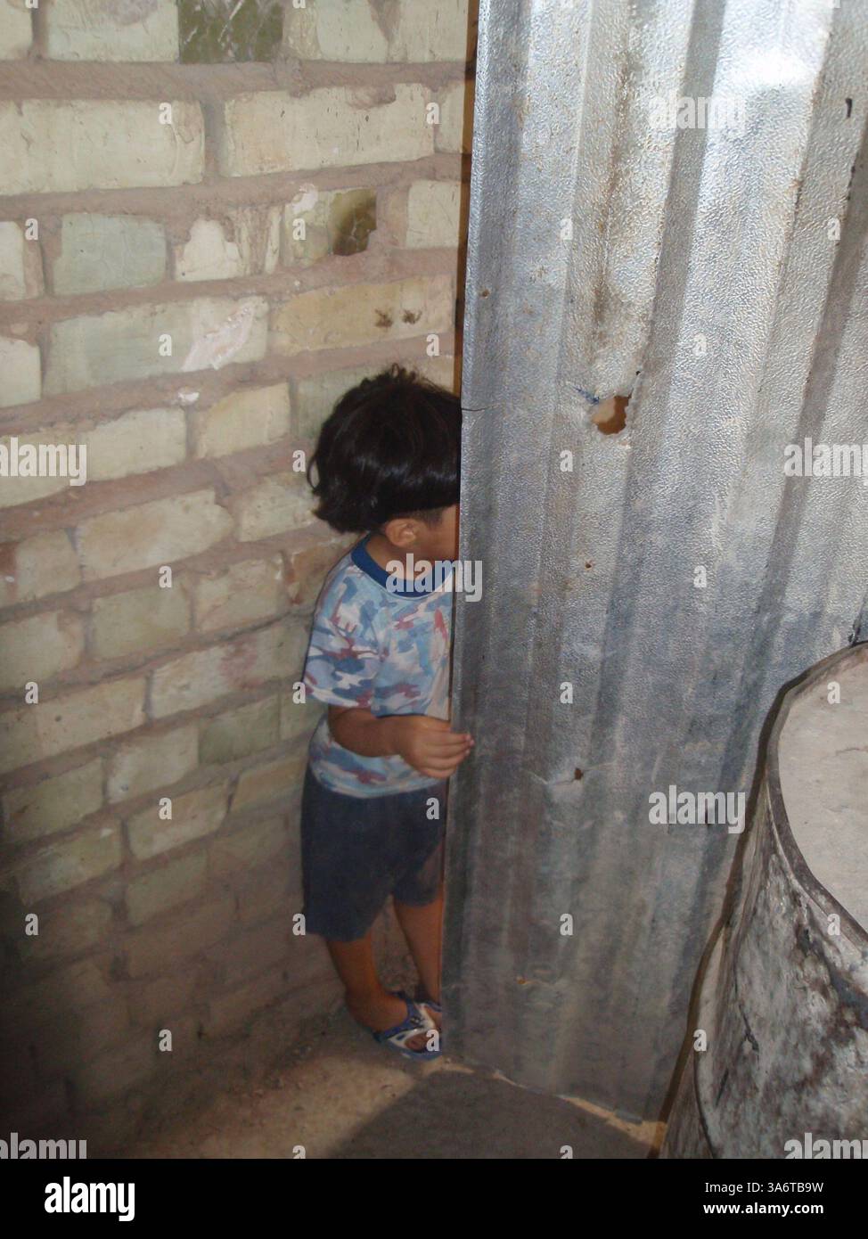 Child opens door building hi-res stock photography and images - Alamy