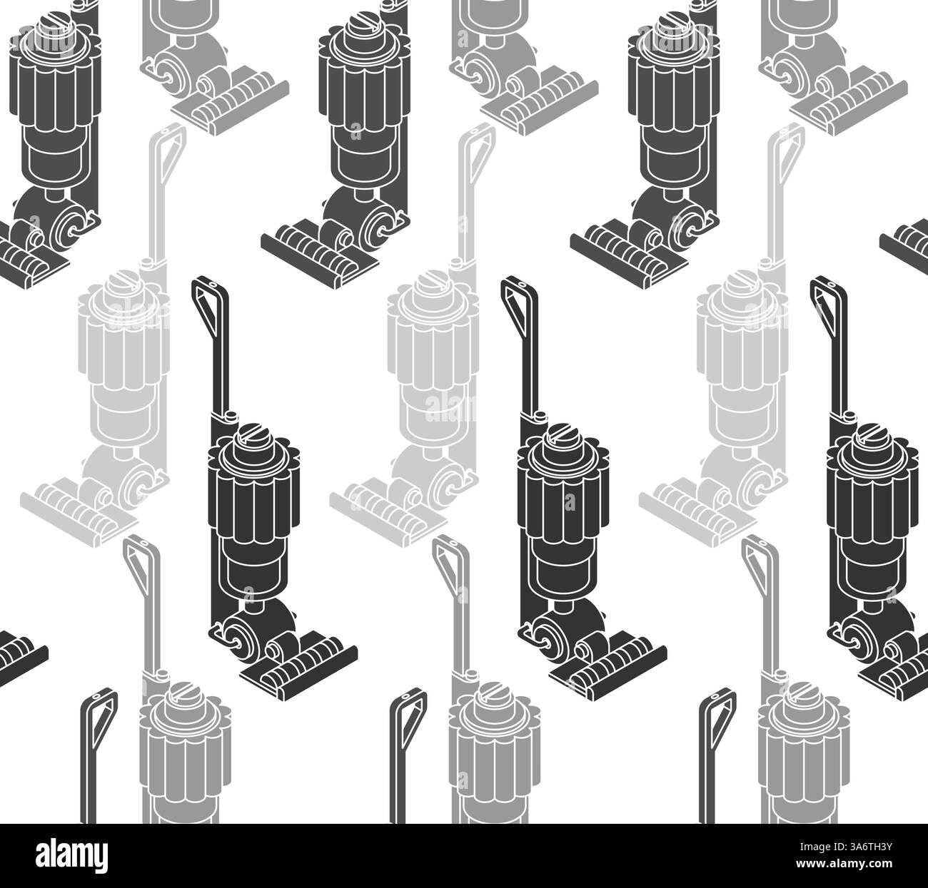 Handheld Vacuum Cleaner pattern seamless. House cleaning machine ...