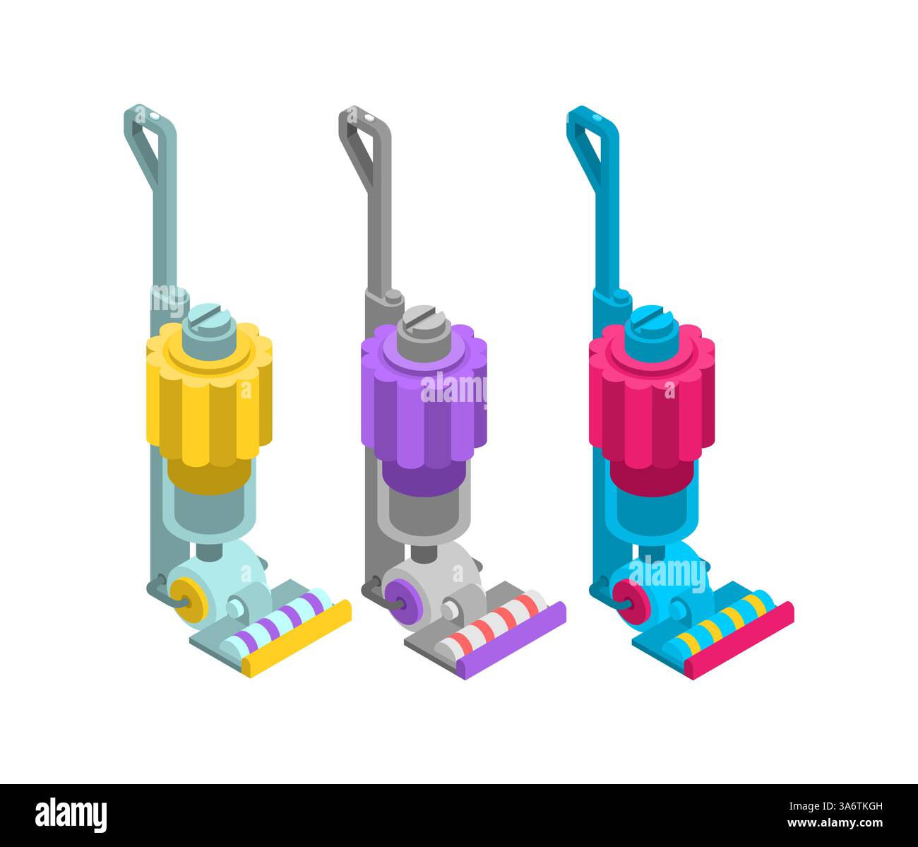 Handheld Vacuum Cleaner set. House cleaning machine Stock Vector Image ...