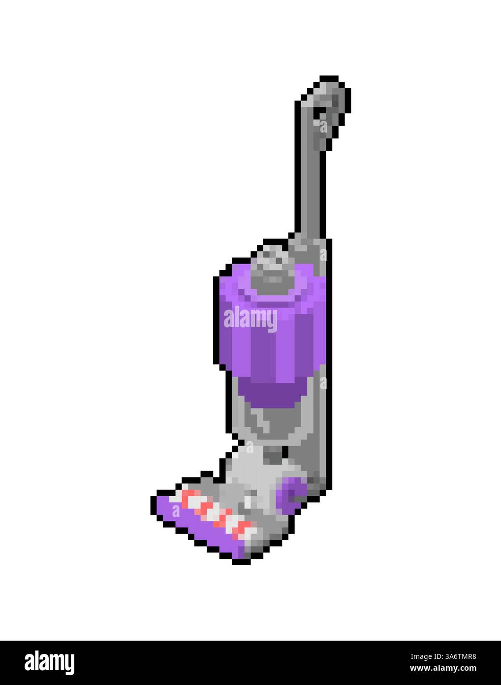 Handheld Vacuum Cleaner pixel art. 8bit House cleaning machine Stock ...