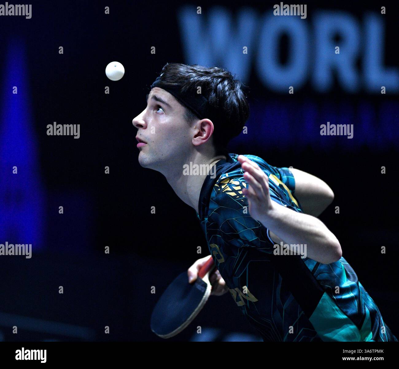 Chennai, India. 25th March, 2025. Italy’s Carlo Rossi won against India’s Prayesh Suresh 3-0 in ...