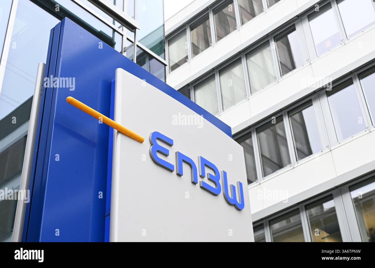 Stuttgart, Germany. 26th Mar, 2025. The logo of the energy group EnBW ...