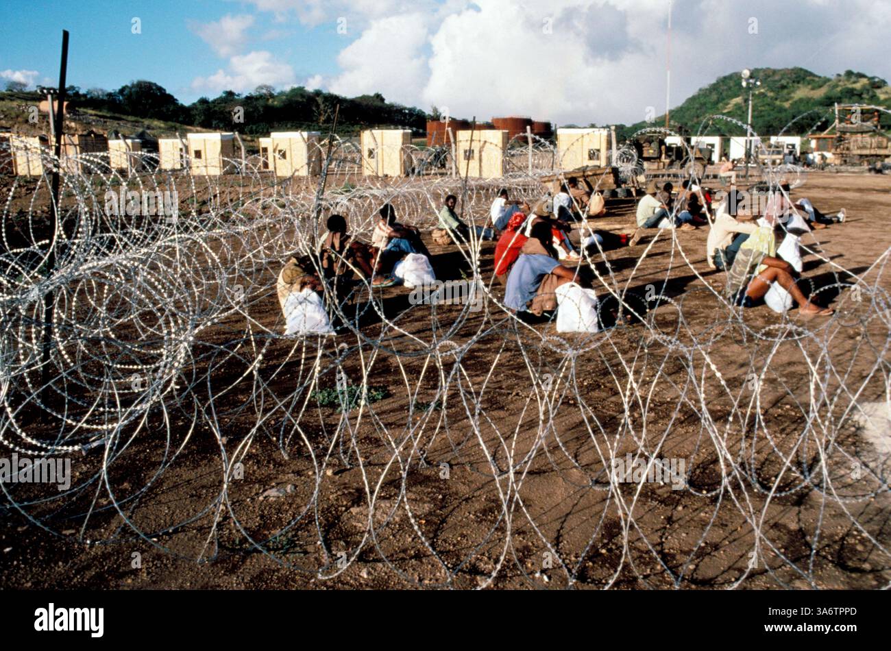 Nov 05, 1983; St. George's, GRENADA; Images of Grenada during the 1983 U.S. invasion to the ...