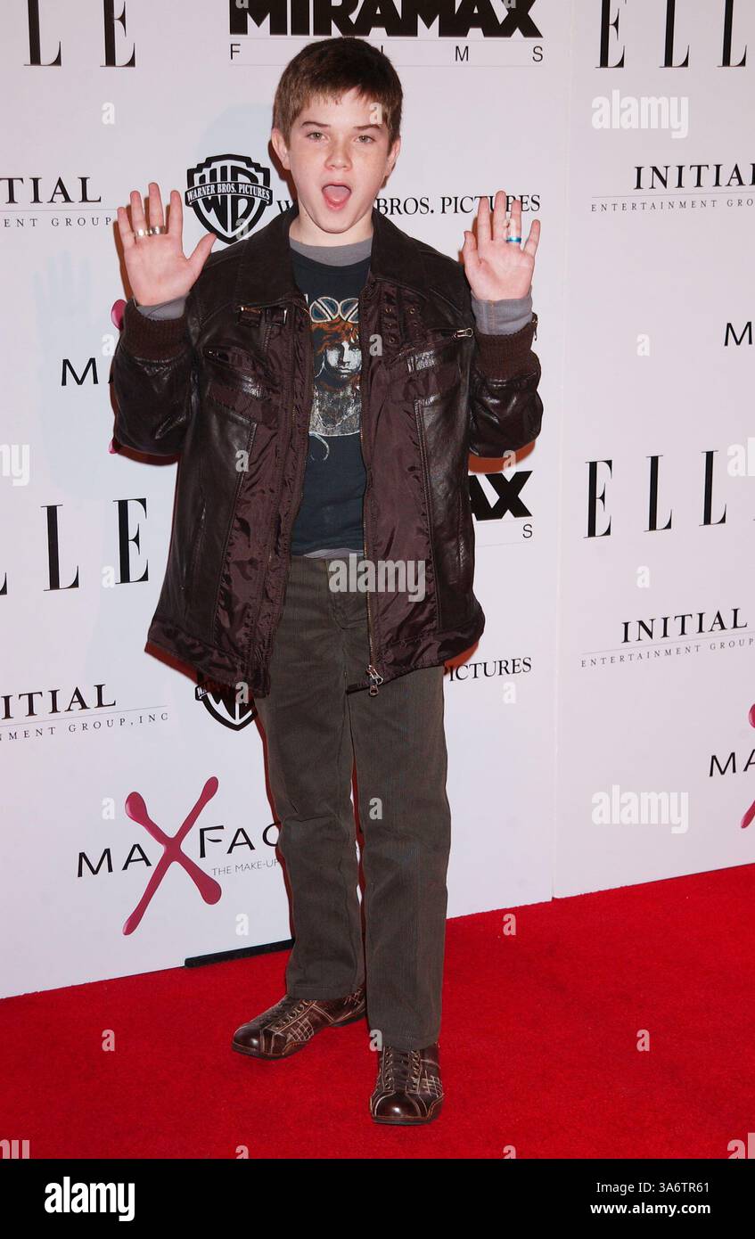 Dec 01, 2004; Los Angeles, CA, USA; Actor JACOB DAVICH at the 'The Aviator' Los Angeles Premiere ...