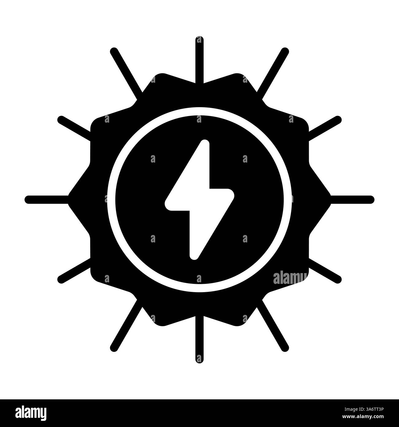 Carefully designed vector of solar energy, premium icon of solar power ...
