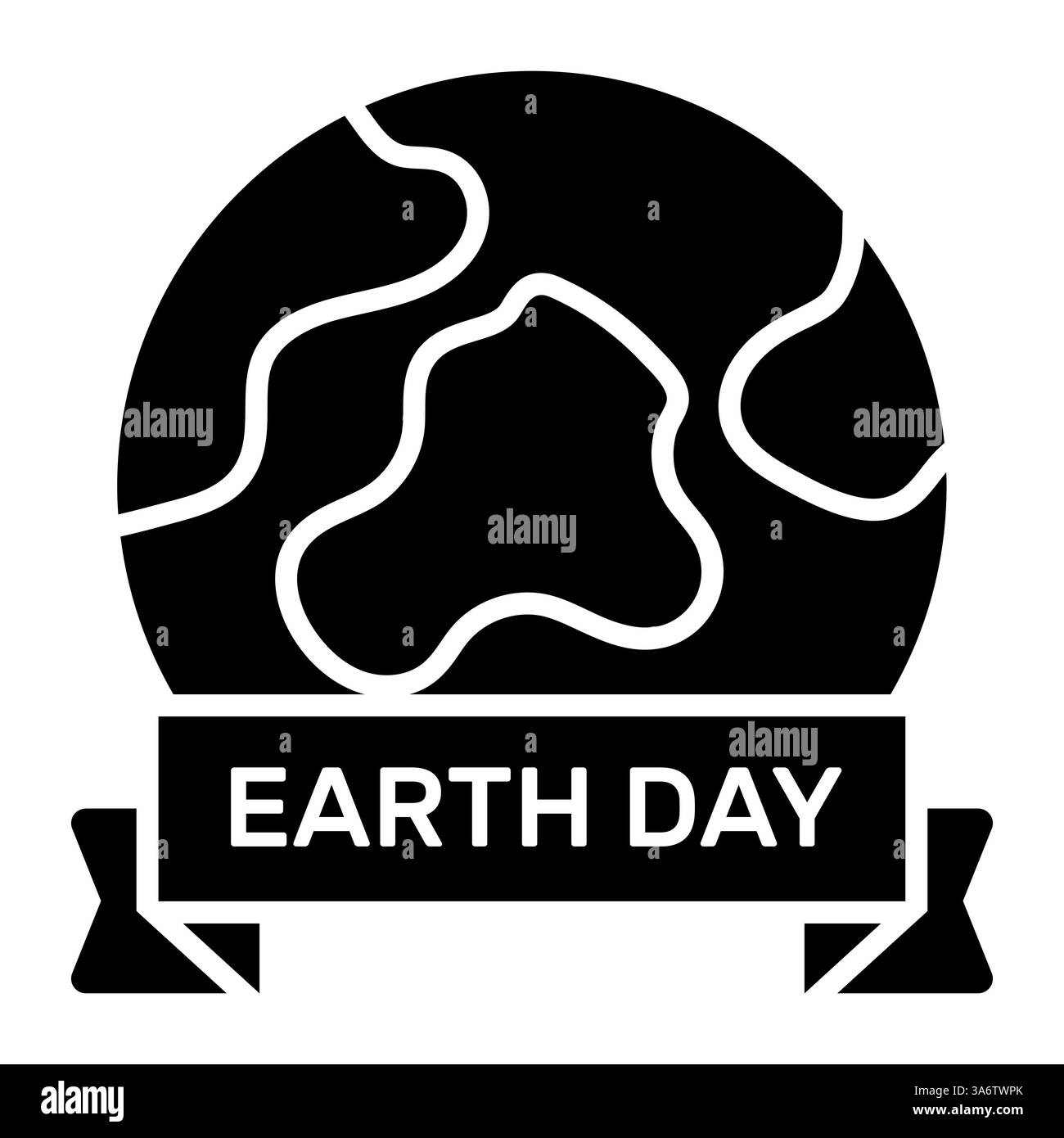 Earth day banner vector design in modern and trendy style isolated on ...