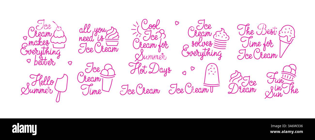 Creative ice cream quotes designed for summer fun and enjoyment with ...