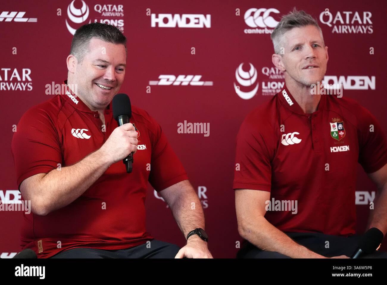 British and Irish Lions assistant coaches Simon Easterby and John ...
