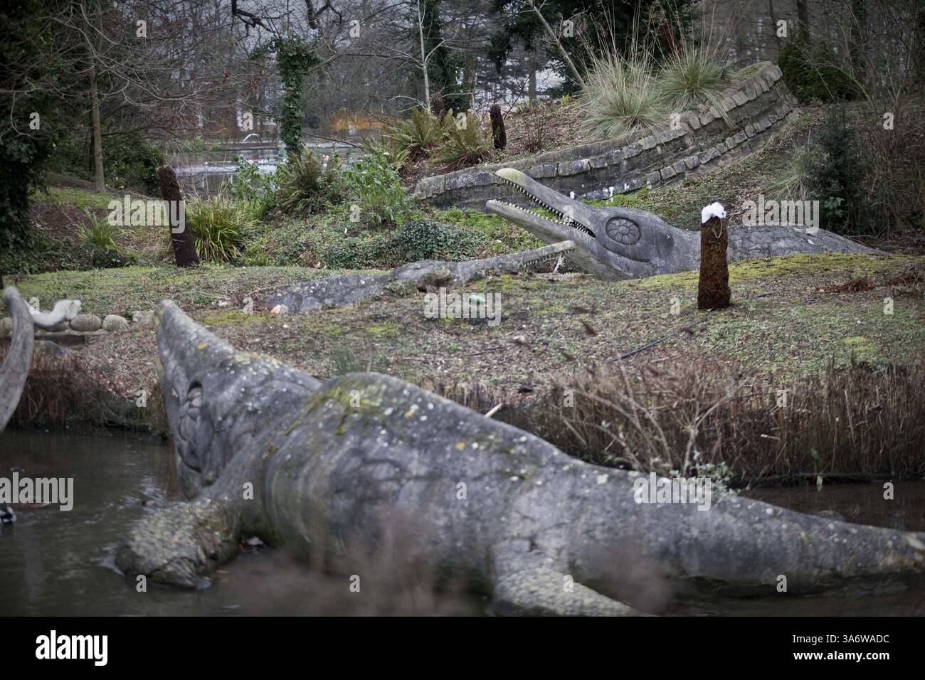 Jan. 25, 2015 - London, UK - Victorian dinosaurs - Ichtyosaurus ...