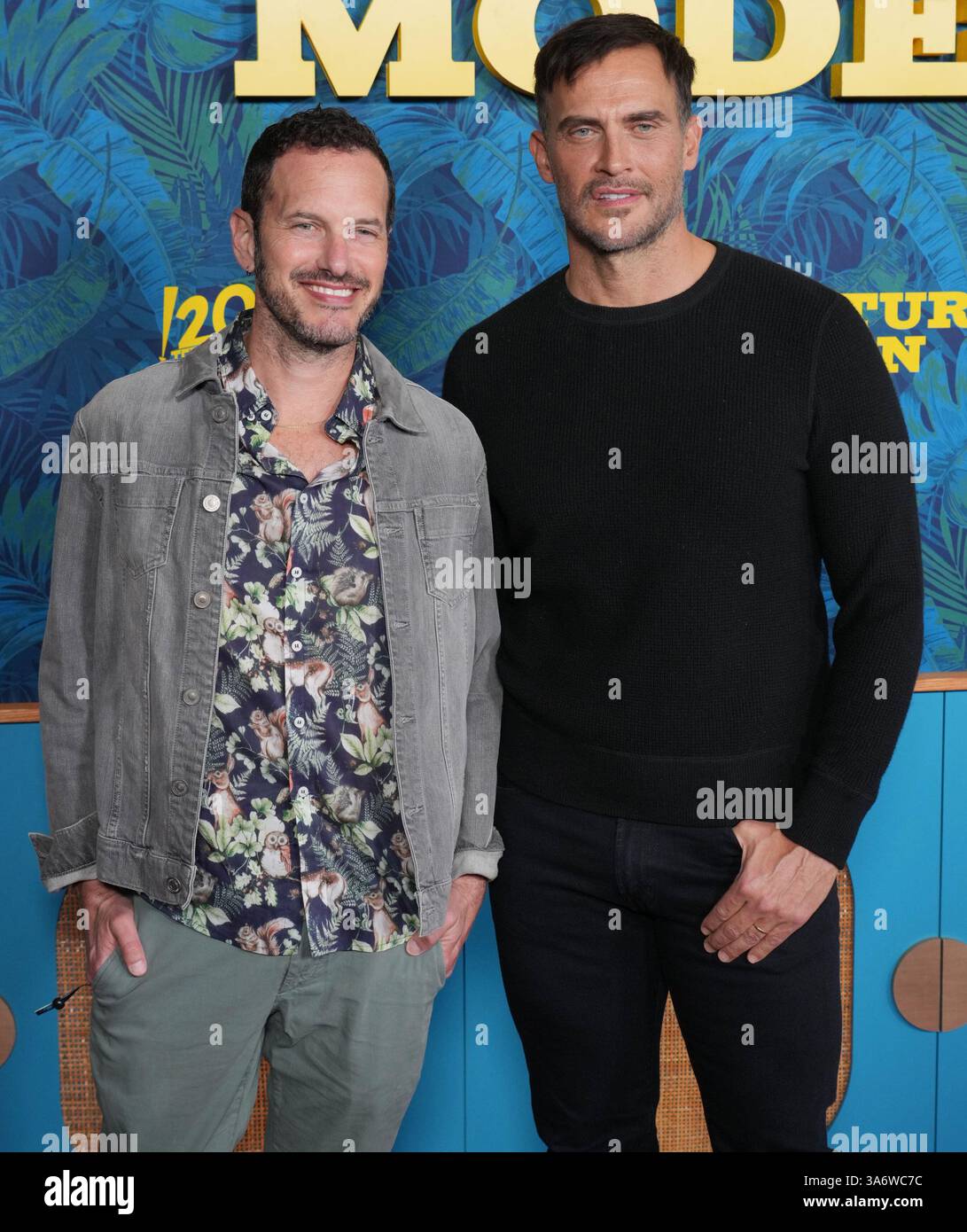 (L-R) Jason Landau and Cheyenne Jackson at the Hulu's New Series MID ...