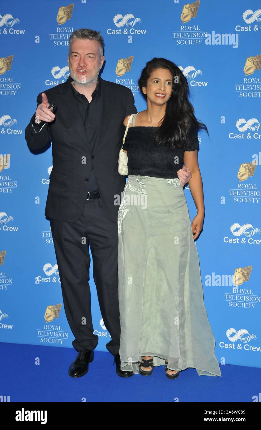 London, UK. 25th Mar, 2025. Charlie Brooker and Konnie Huq at the Royal ...