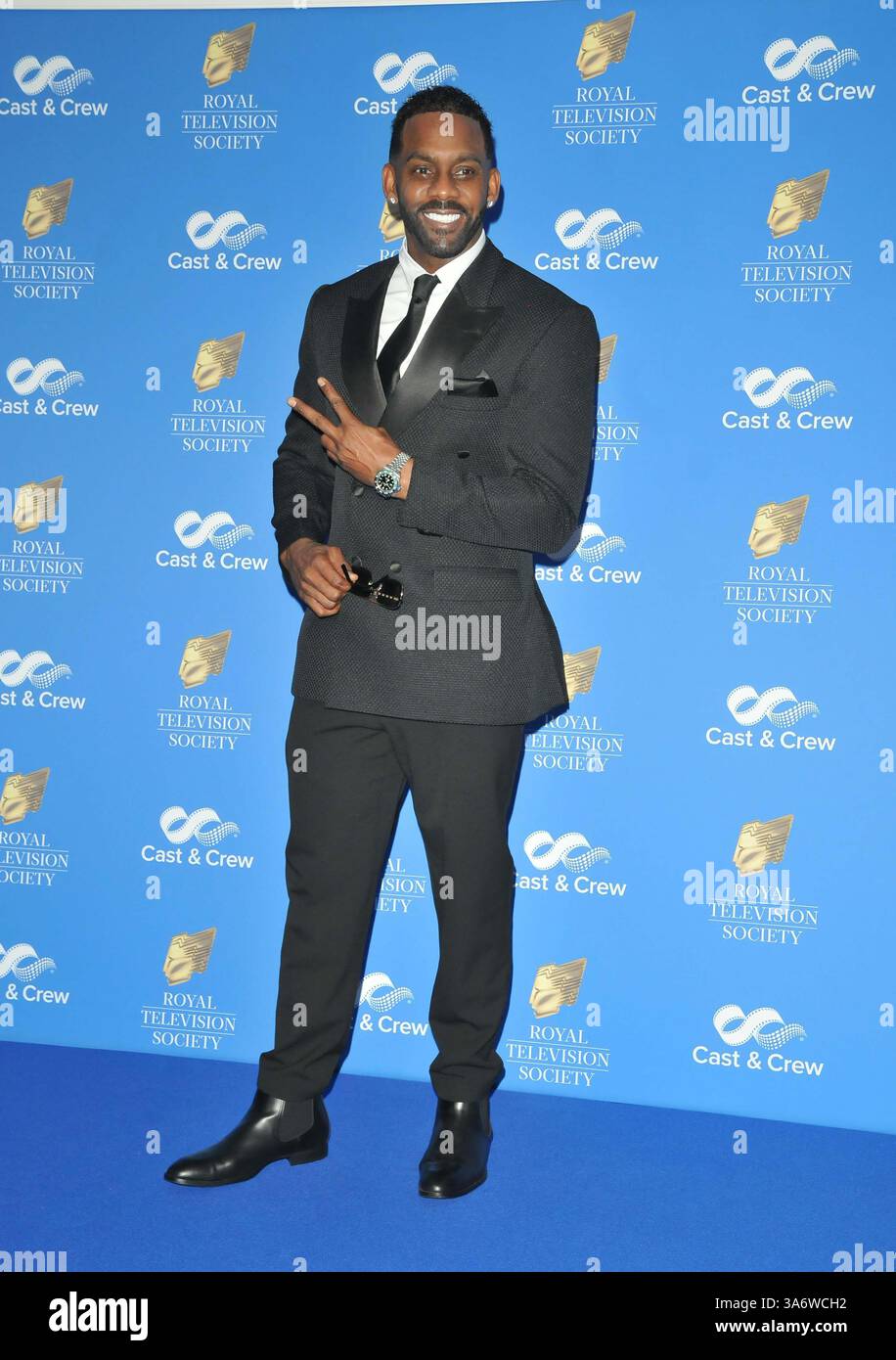 London, UK. 25th Mar, 2025. Richard Blackwood at the Royal Television ...