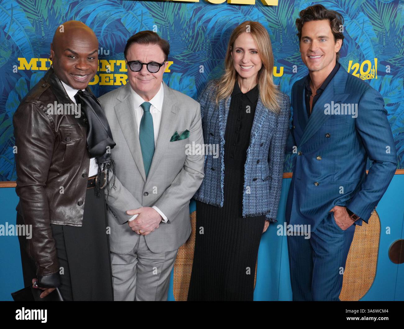 Los Angeles, USA. 25th Mar, 2025. (L-R) Nathan Lee Graham, Nathan Lane, Dana Walden, Co-Chairman ...