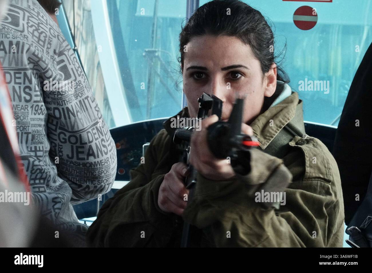 Feb. 17, 2015 - Jerusalem, Israel - A female terrorist opens fire with ...