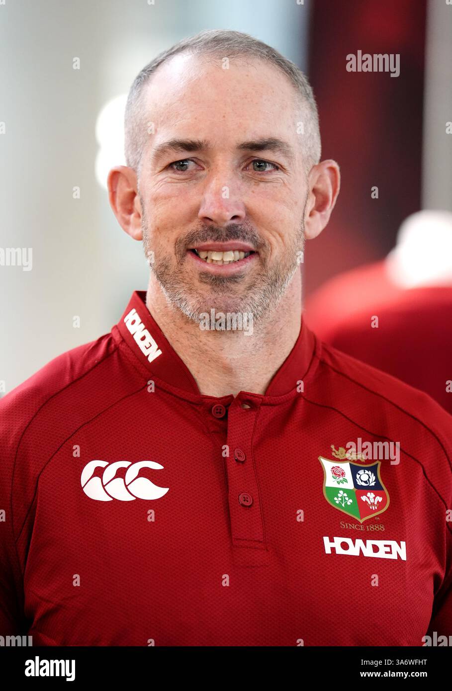 British and Irish Lions assistant coach Andrew Goodman at Johnson ...